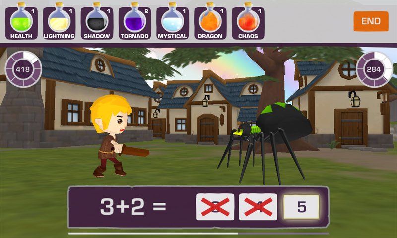 Medieval Math Battle, mathematics with a punch, hack and slash ...