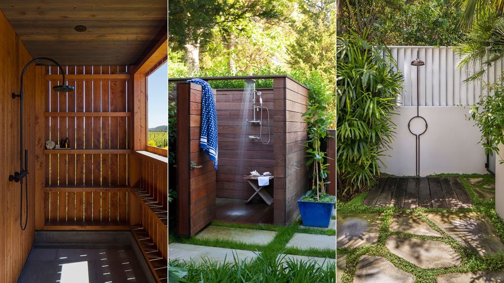 Outdoor shower ideas: 11 ways to cool off in your backyard