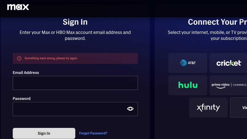 Struggling to log into the new Max streaming service? You’re not alone | TechRadar