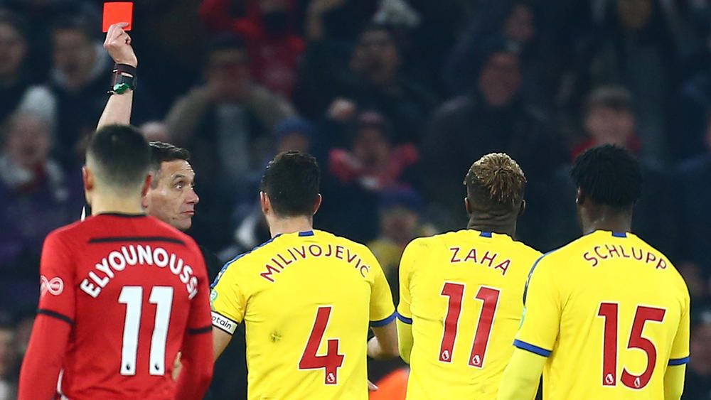 Zaha apologises for red card | FourFourTwo