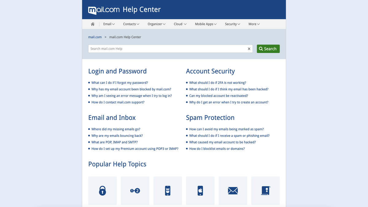 mail.com review | TechRadar