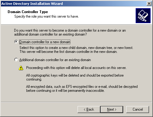Active Directory Implementation - Your Own Server Part 2: Windows Server 2003 Installation | Tom ...