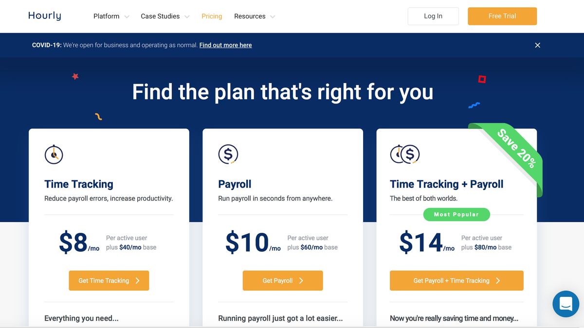 Hourly payroll and time tracking review | TechRadar