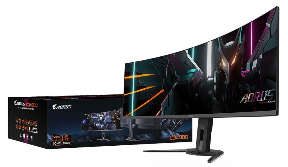 AI comes to massive gaming monitor to solve burn-in problems - Aorus ...