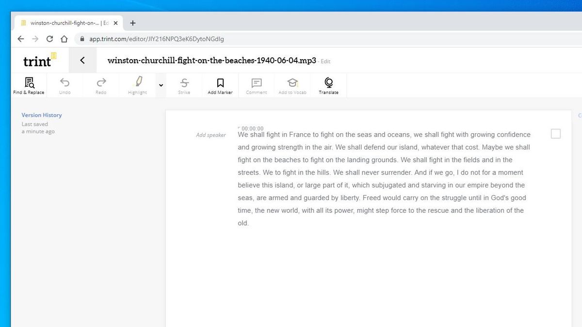 Trint review | TechRadar