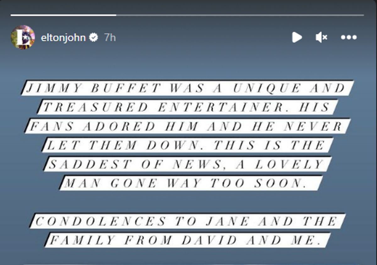 Elton John, Miles Teller And More Pay Tribute To Jimmy Buffett After ...