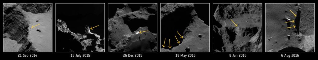 Collapsing Cliff Caused Comet 67P's Brilliant Outburst | Space