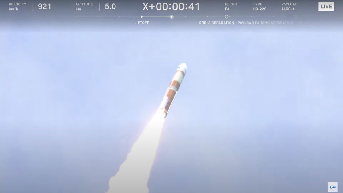 Japan launches advanced Earth-observing satellite on 3rd flight of H3 ...