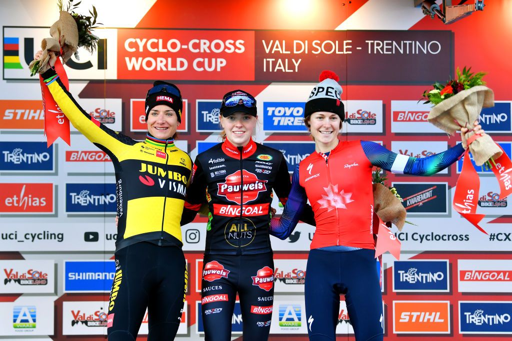Fem van Empel wins Val di Sole snow World Cup | Cyclingnews