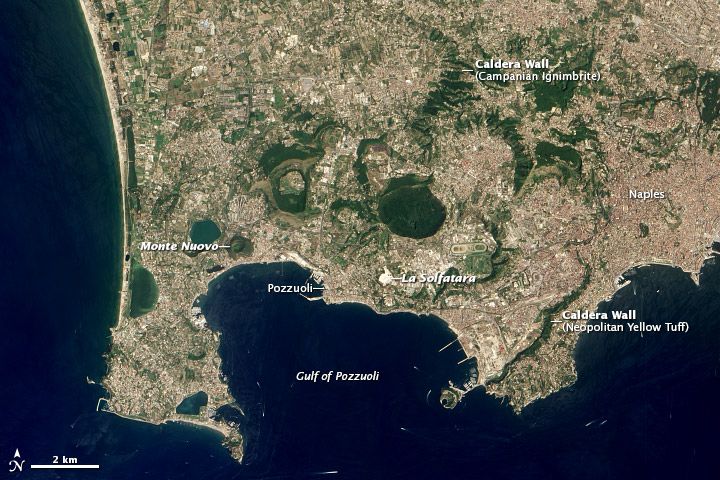 Ground beneath Italy’s awakening 'supervolcano' rose 66 feet before its ...