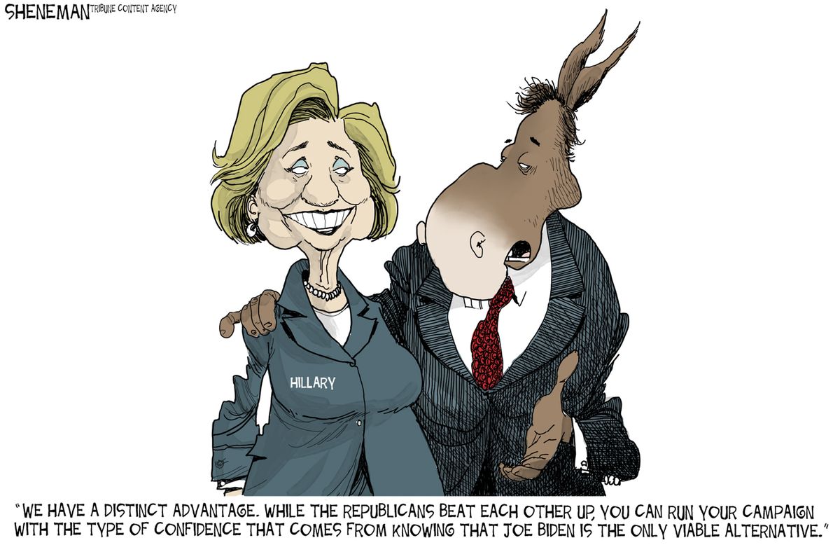 Political cartoon U.S. Hillary Clinton 2016 | The Week