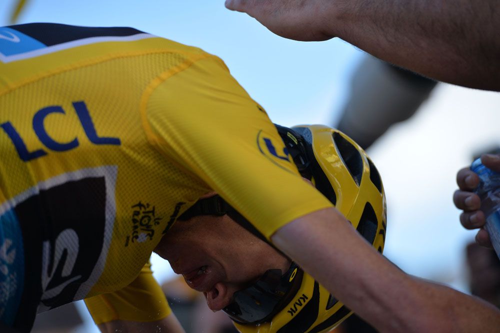 Chris Froome 'overwhelmed and relieved' after securing Tour de France ...