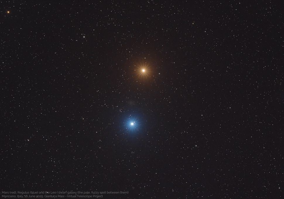 Watch the stunning Mars and Regulus conjunction on June 17 with this ...