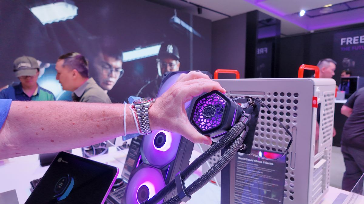 Cooler Master's new liquid cooler has modular tops, which have been ...