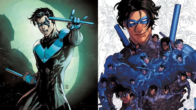 Official DC art revives flamboyant Nightwing costume | Creative Bloq