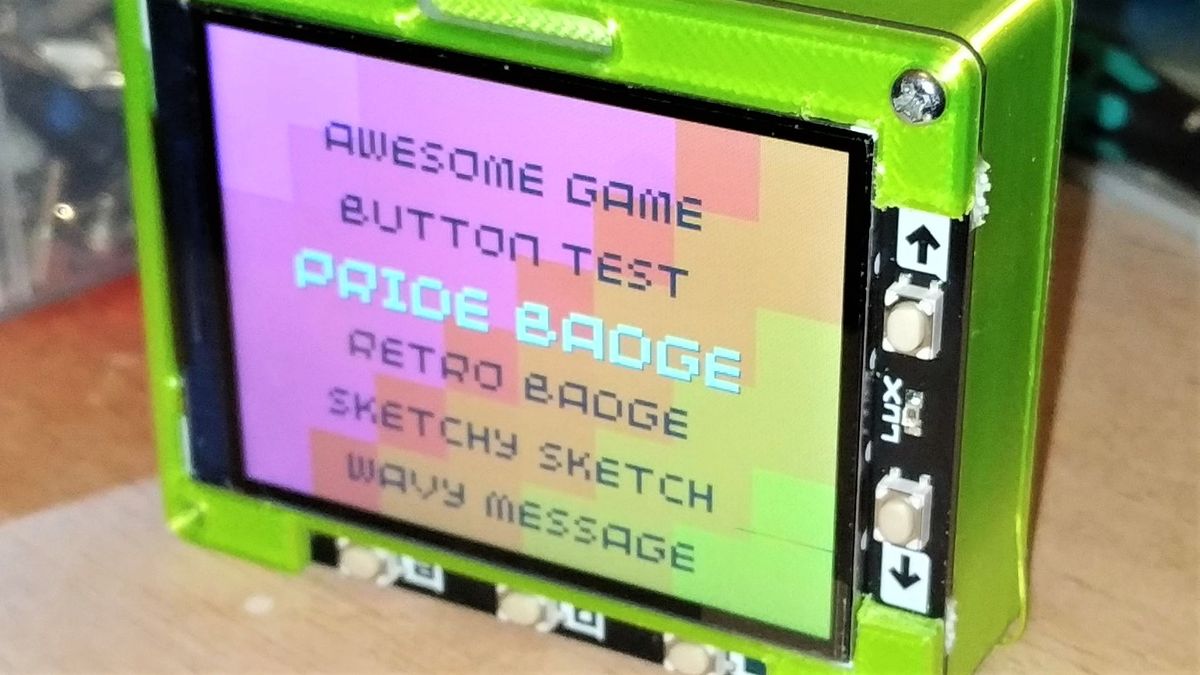 Pimoroni Tufty 2040 Review: Color LCD Badge with Pi Inside | Tom's Hardware