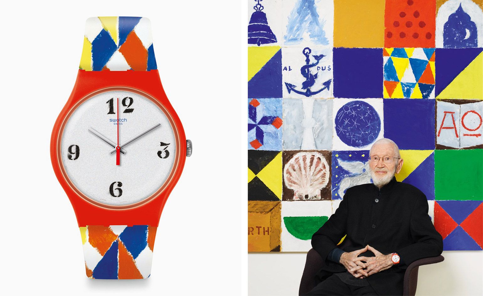 Swatch unveils 2019 Artwork collaboration with Joe Tilson | Wallpaper