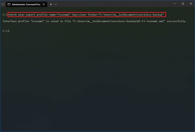 How to manage wireless networks with Command Prompt on Windows 10 ...