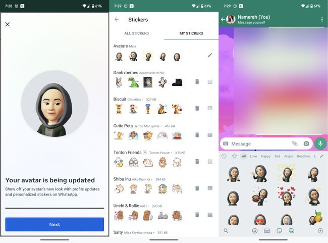 How to create an avatar in WhatsApp and set it as your profile image ...