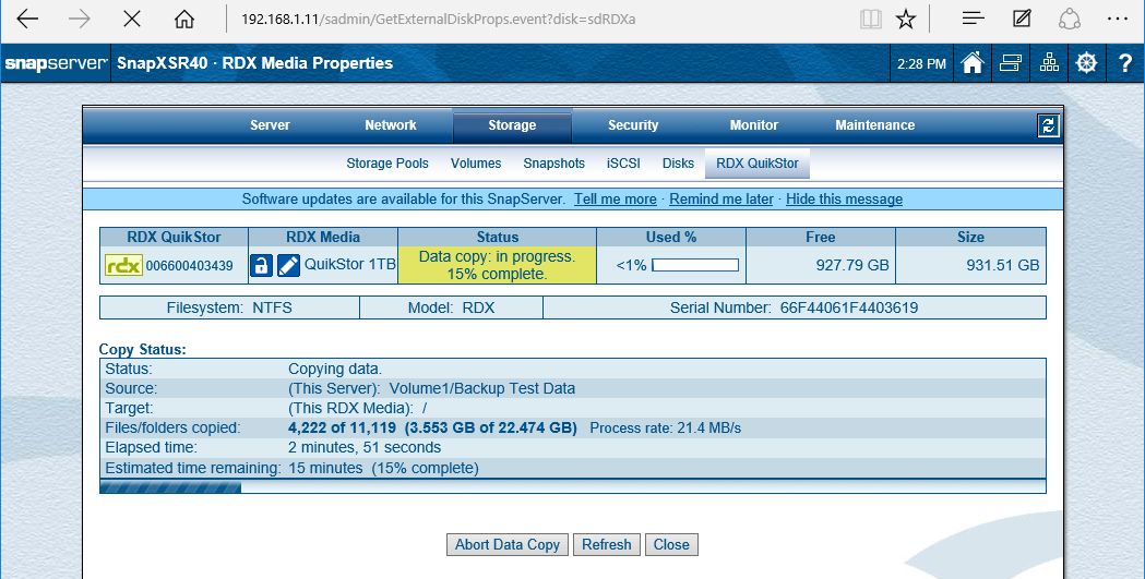 Overland Storage Snap Server XSR 40 review | ITPro