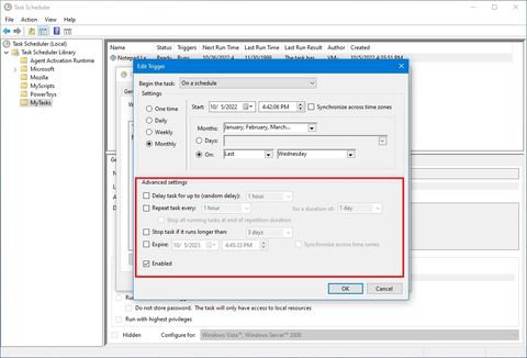 How to create an automated task using Task Scheduler on Windows 10 ...