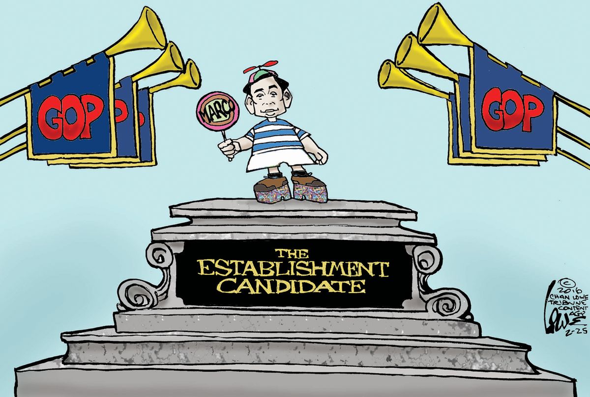 Political Cartoon U.S. GOP Establishment 2016 | The Week
