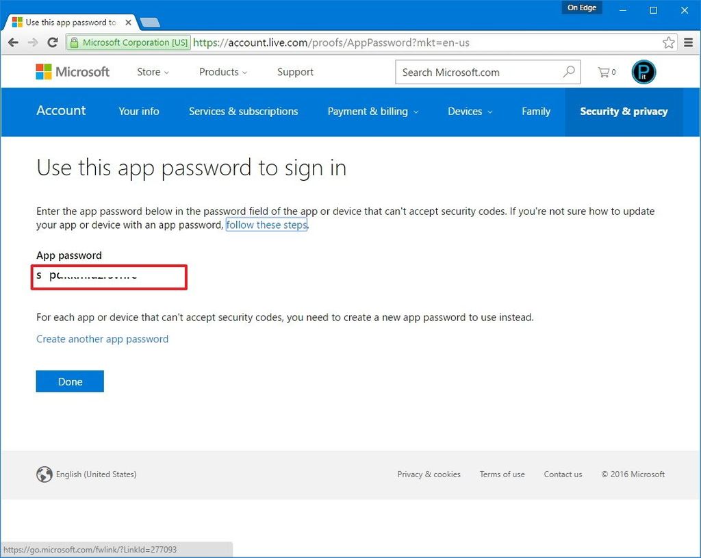 How to generate app passwords for your Microsoft Account | Windows Central