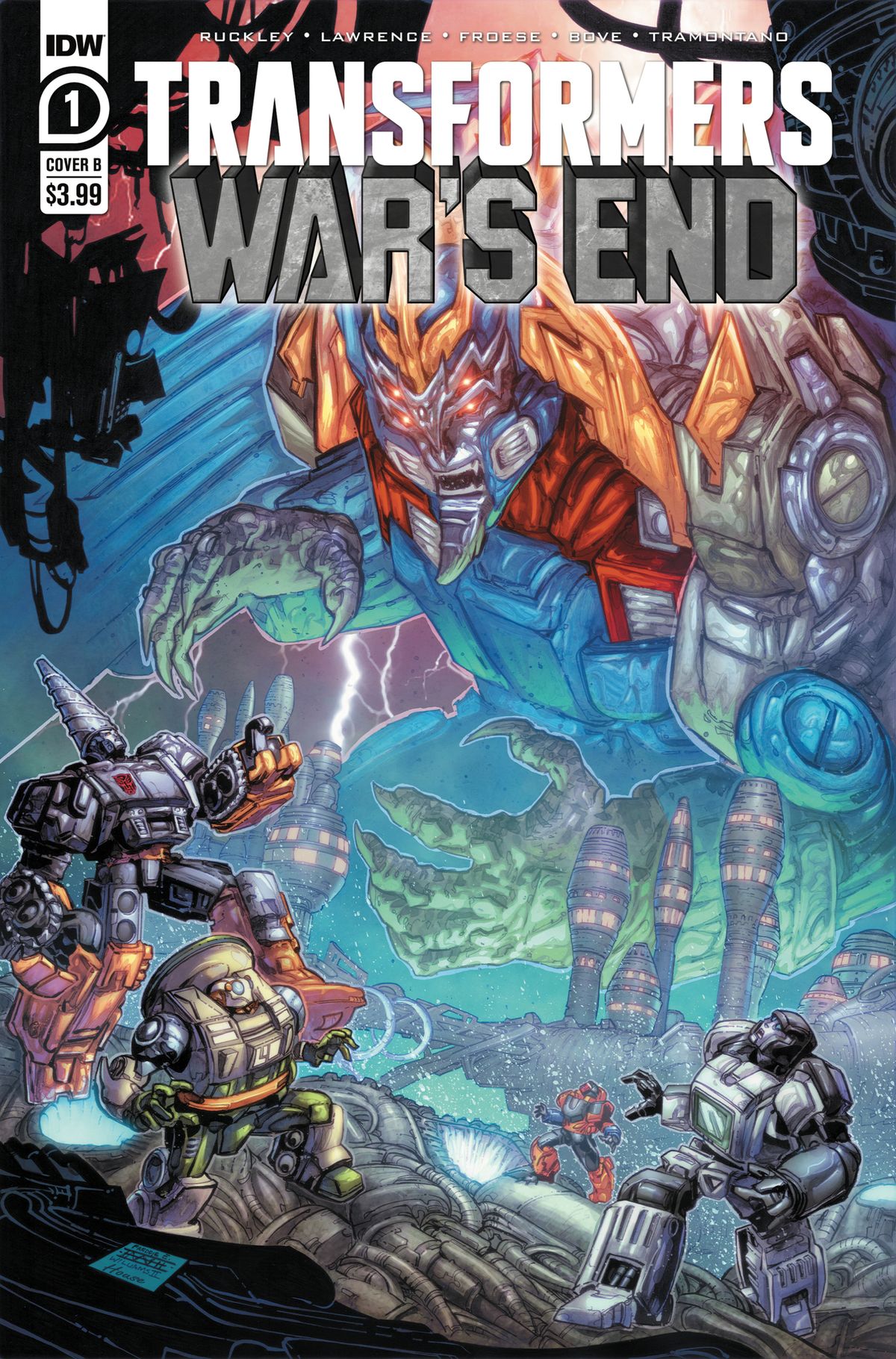 Ancient evils arise in IDW's new 'Transformers: War's End' comic book ...