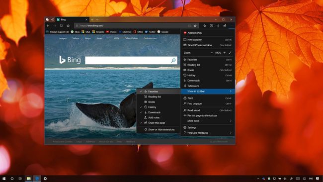 How to add or remove buttons next to the address bar on Microsoft Edge ...