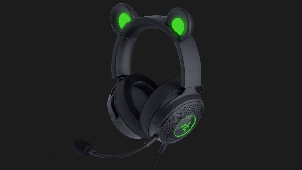 Razer Kraken Kitty V2 goes Pro ... with cat, bunny, and bear ears ...