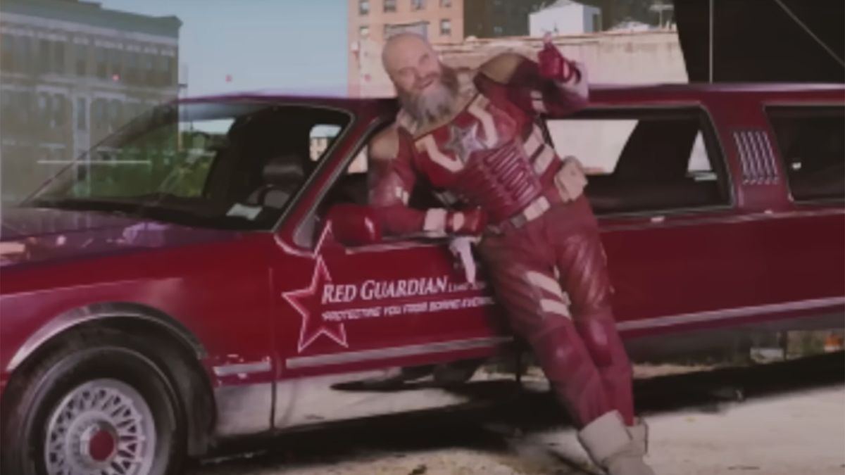 David Harbour's Red Guardian offers to defend against "boring evening ...