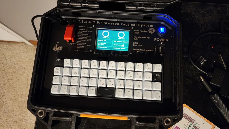Portable Drone Jammer Uses A Raspberry Pi Tactical Software Defined