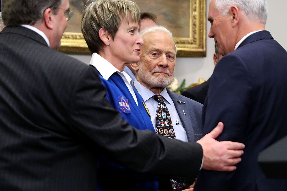 In Photos: President Trump Aims for the Moon with Space Policy ...
