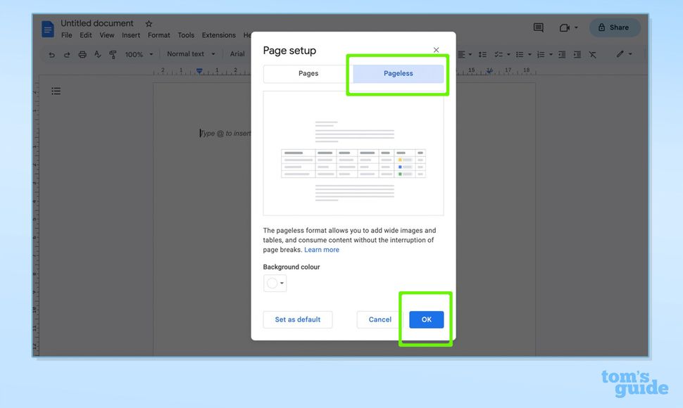 How to use Pageless view in Google Docs | Tom's Guide