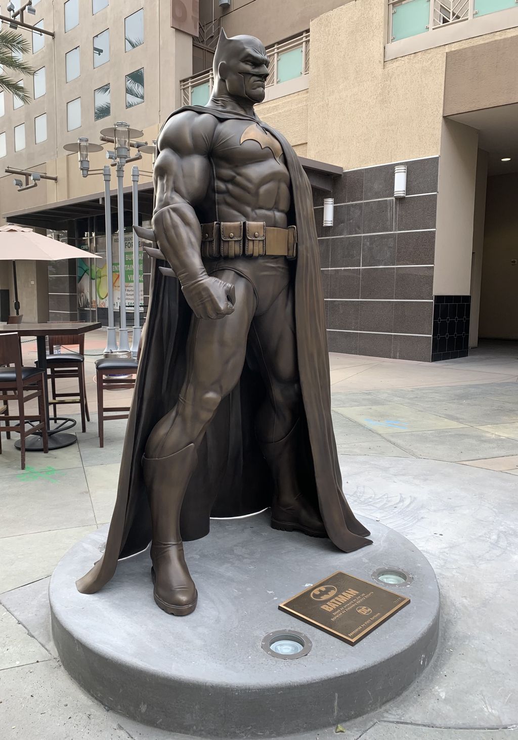 7+ foot tall Batman statue erected in Burbank, California | GamesRadar+