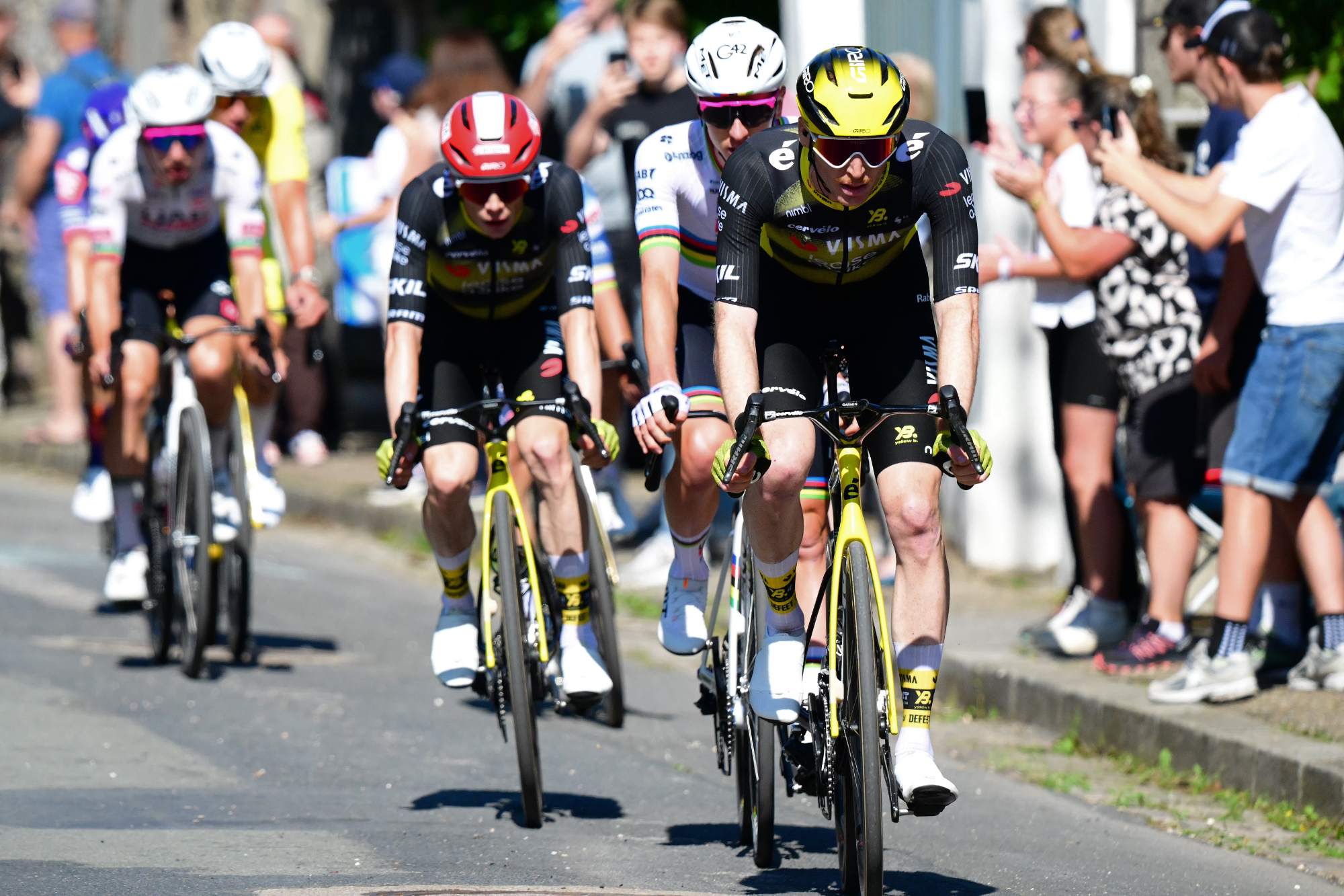 'UAE had too many numbers': Matteo Jorgenson foiled by Tadej Pogačar on ...