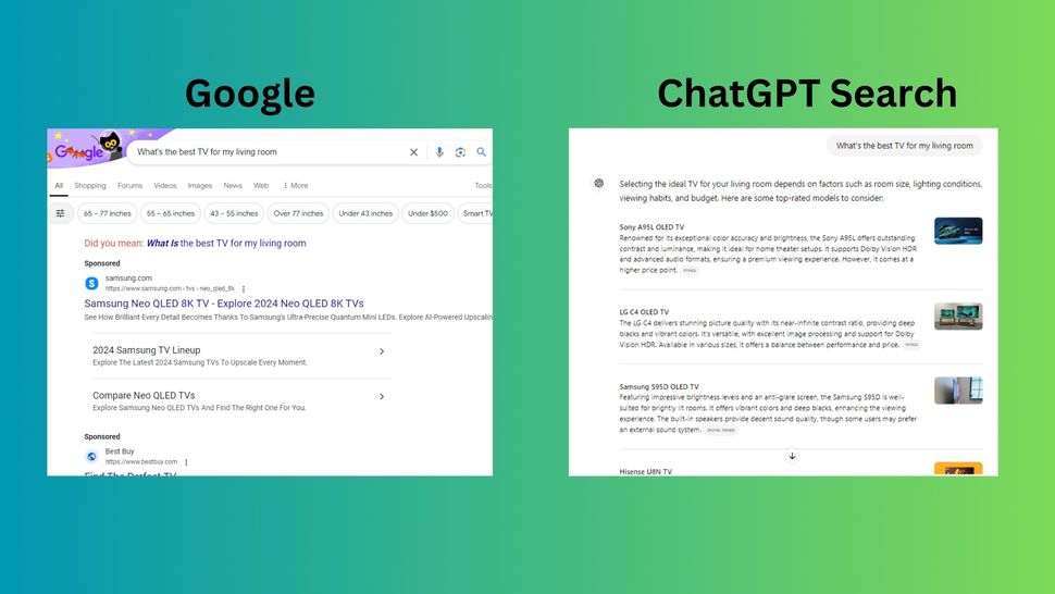 I just tested ChatGPT Search vs. Google – here’s the results | Tom's Guide