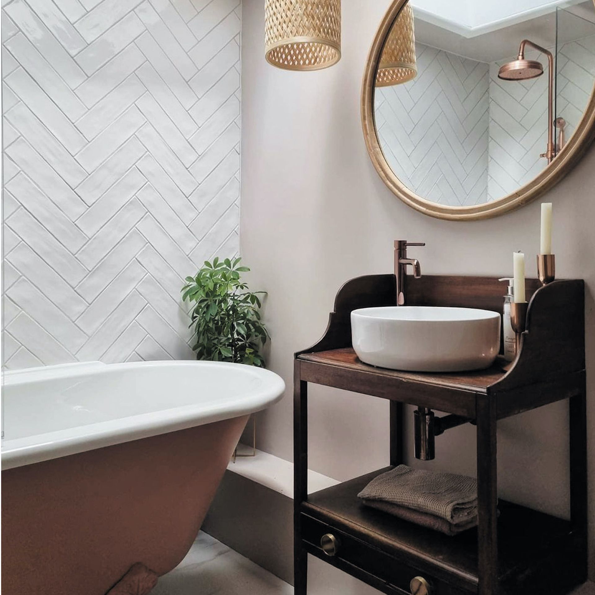 Rustic bathroom ideas for a laidback bathing space | Ideal Home