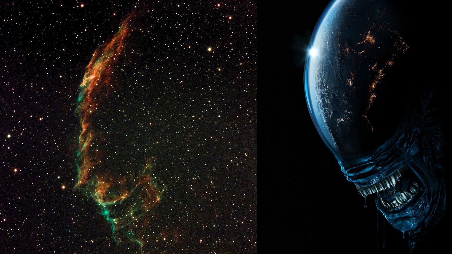 I tried to image the Veil Nebula but accidentally got an 'Alien ...