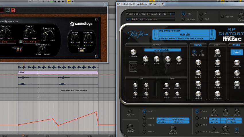 How to turn a stab into a riff with delay and distortion effects ...