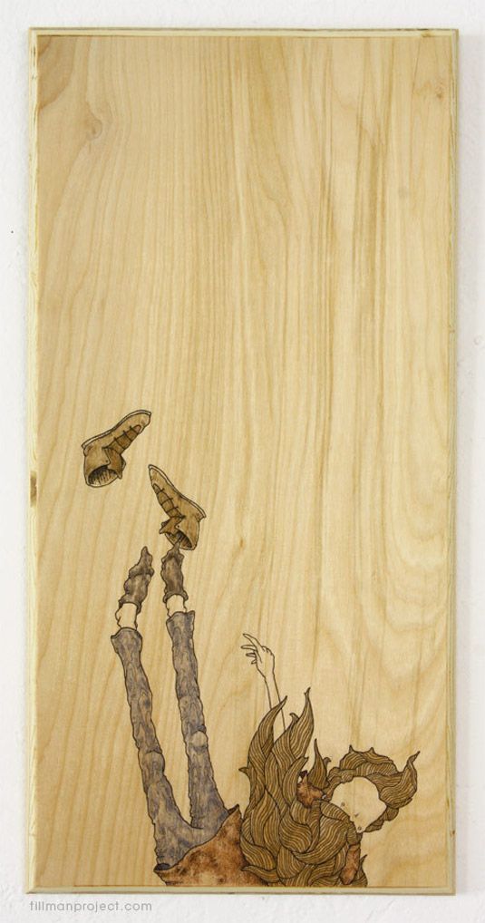 Pen and ink artist swaps his sketchbook for wood | Creative Bloq
