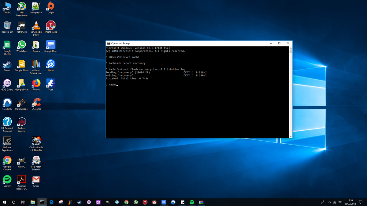 How to root your Android phone using Windows 10 and TWRP Recovery ...