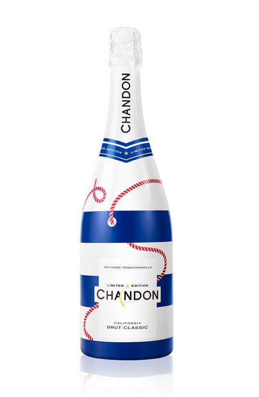 Nautical but nice branding for Chandon bottle | Creative Bloq