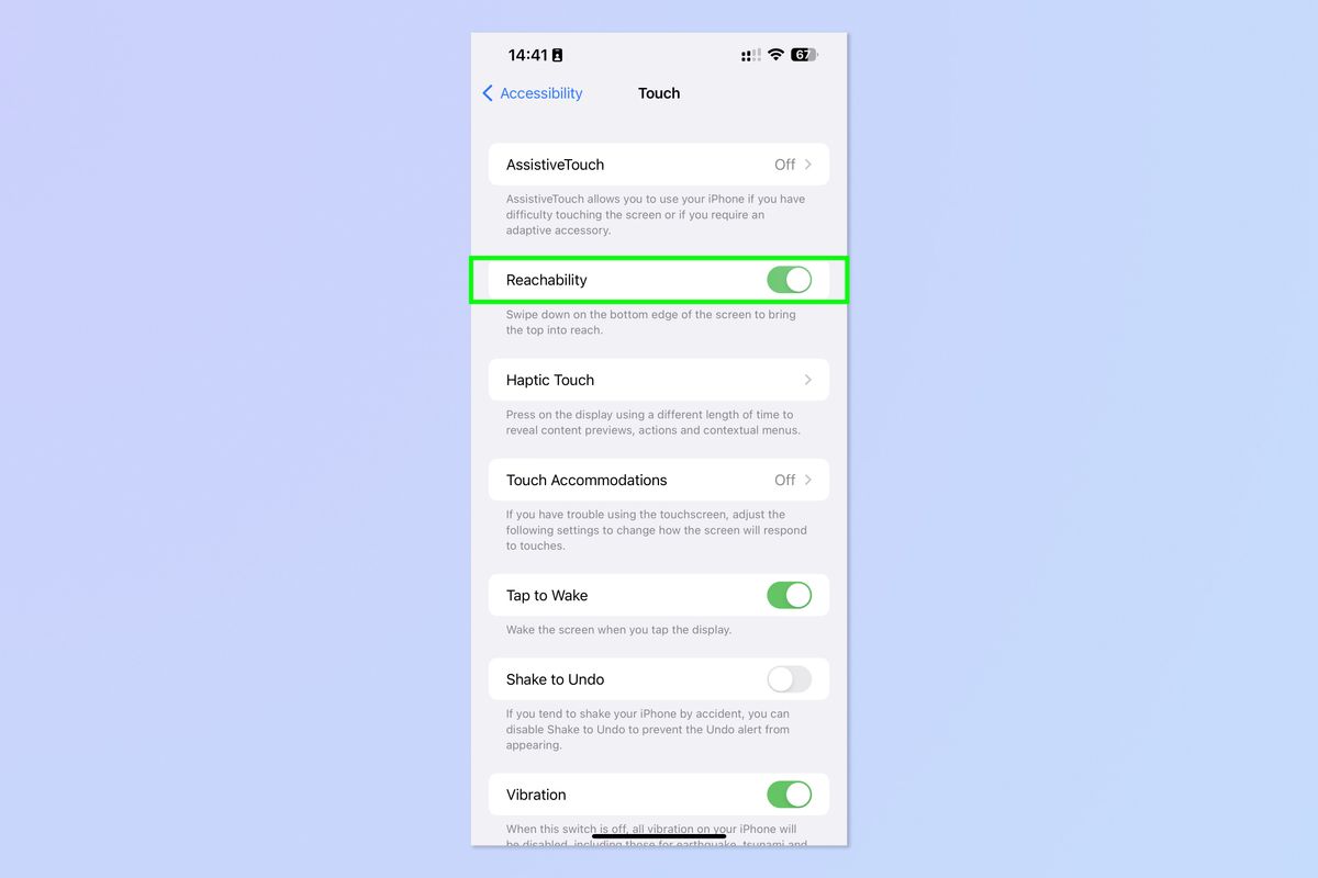 How to enable reachability on iPhone | Tom's Guide