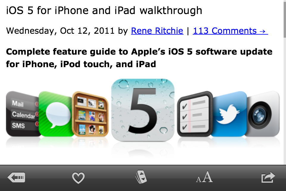 Top 5 iOS 5 apps for iPhone and iPad | iMore