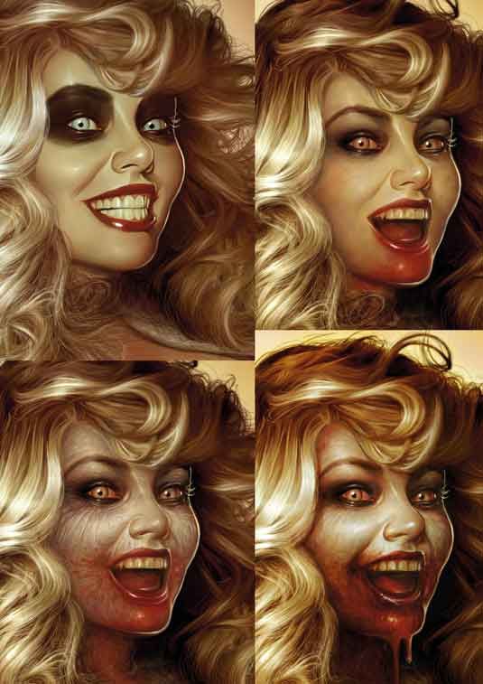 How to paint a zombie pin-up in Photoshop: Page 2 - Page 2 | Creative Bloq