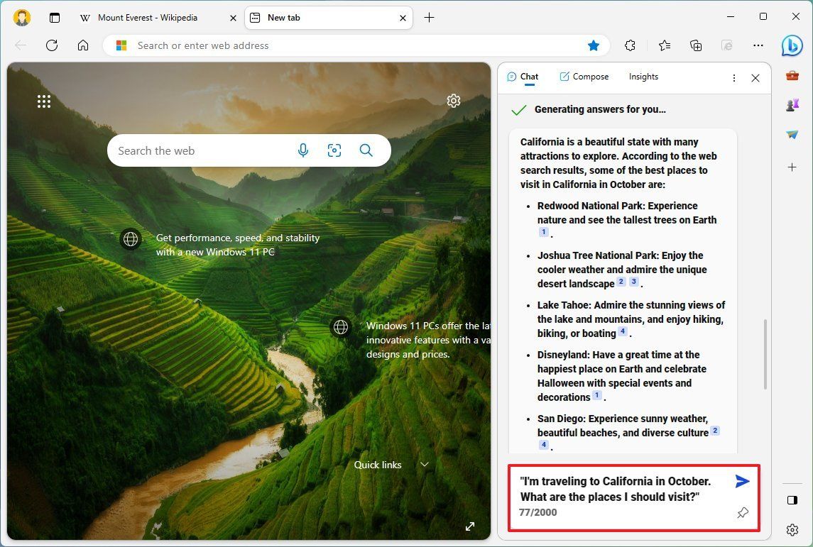 How to get started with Bing Chat on Microsoft Edge | Windows Central
