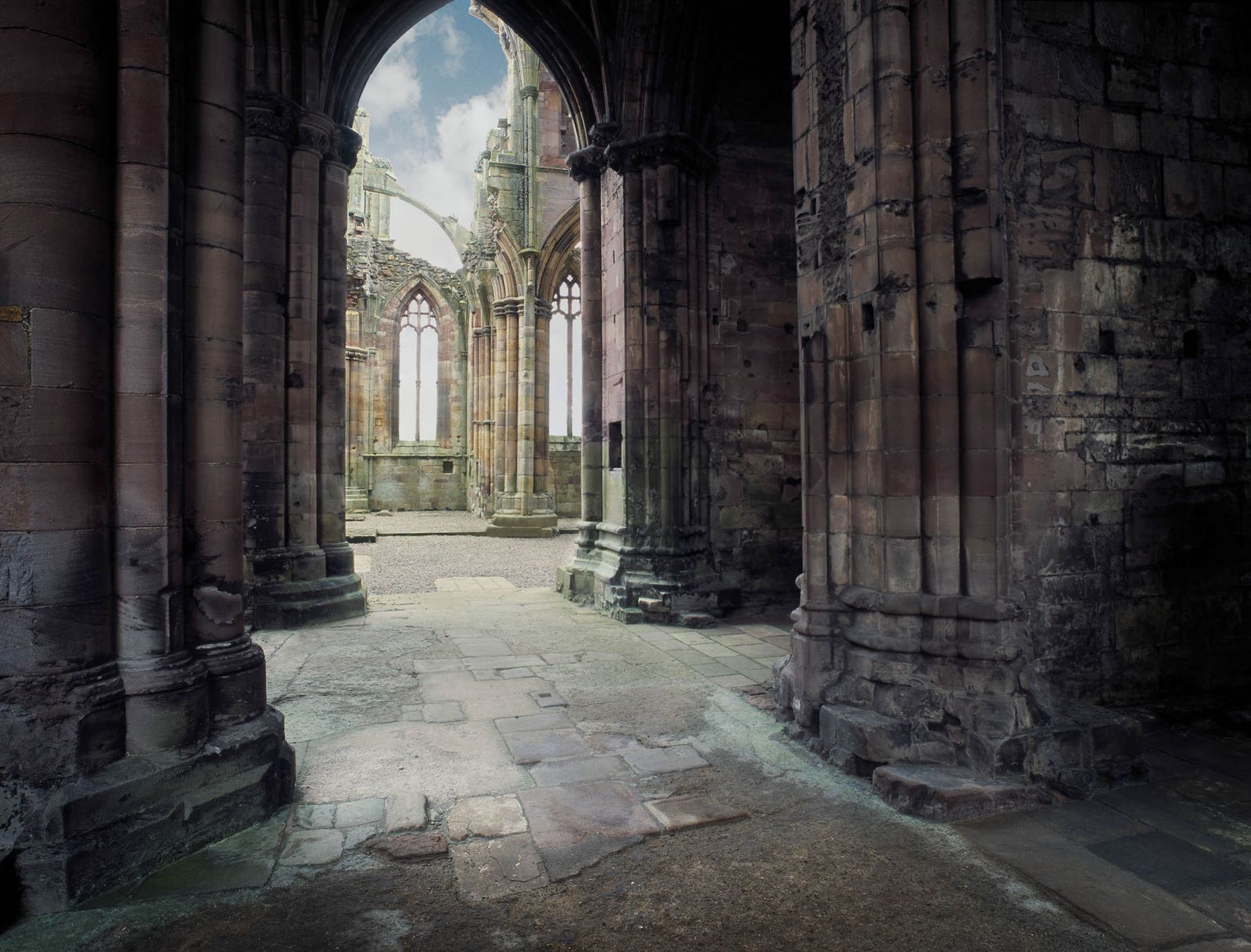 Melrose Abbey, the Scottish Borders: The spectacular ruin where Robert ...