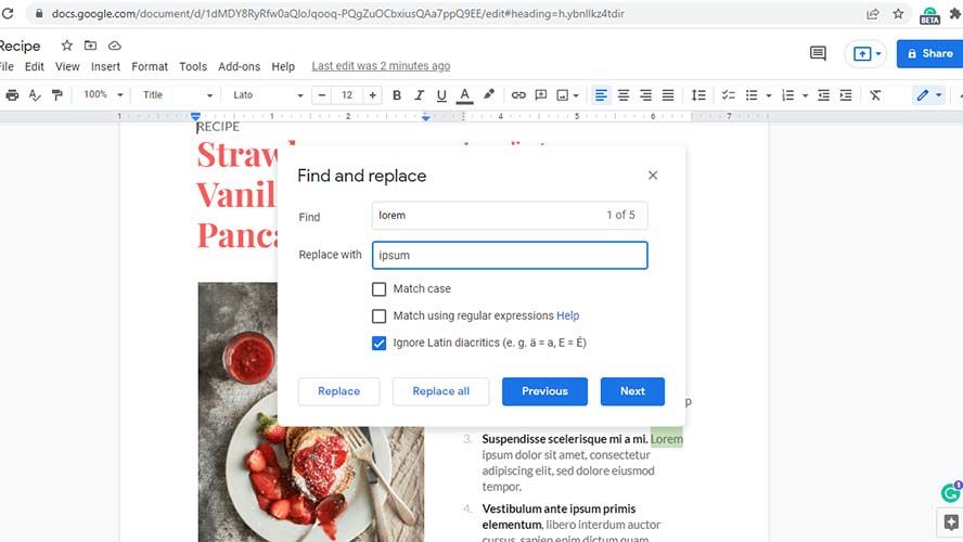 How To Use Find And Replace In Google Docs Laptop Mag