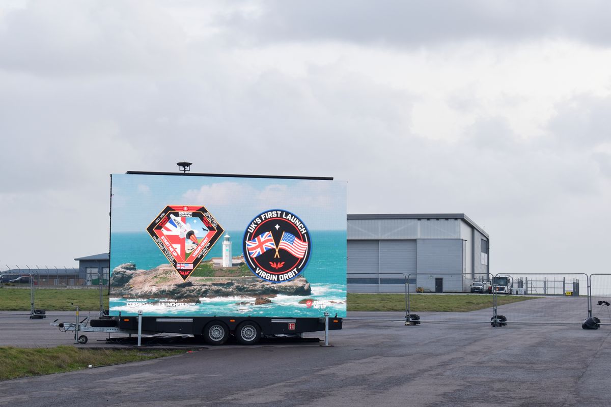 In photos: Virgin Orbit's first UK launch from Spaceport Cornwall | Space